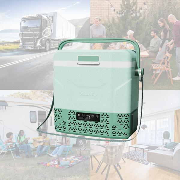 Quality Shoulder Belt Mini Freezer DC 12v Portable Car Fridges Cooler Compressor Camping for sale
