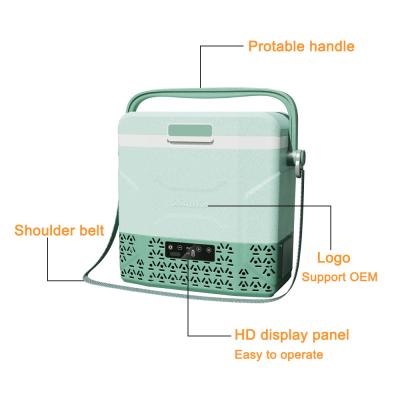 Cina Grado 1 Efficienza energetica 12L Freezer per auto portatile per campeggi e viaggi in vendita