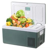 China 40L Solar Powered Replaceable Battery Built-In Portable Car Refrigerator for sale