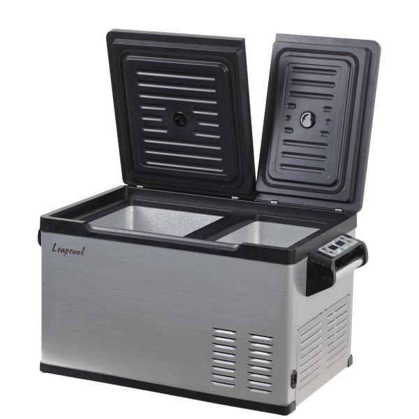 Quality Convenient 30L Solar Dual Zone Car and Home Fridge Freezer with Detachable for sale