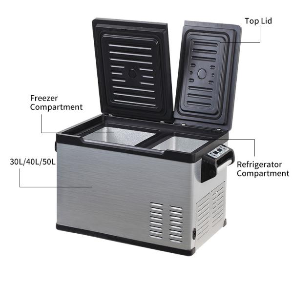 Quality Portable Cosmetic Fridge 12V 24V 220V Mini Fridge Camping Fridge Freezer for sale