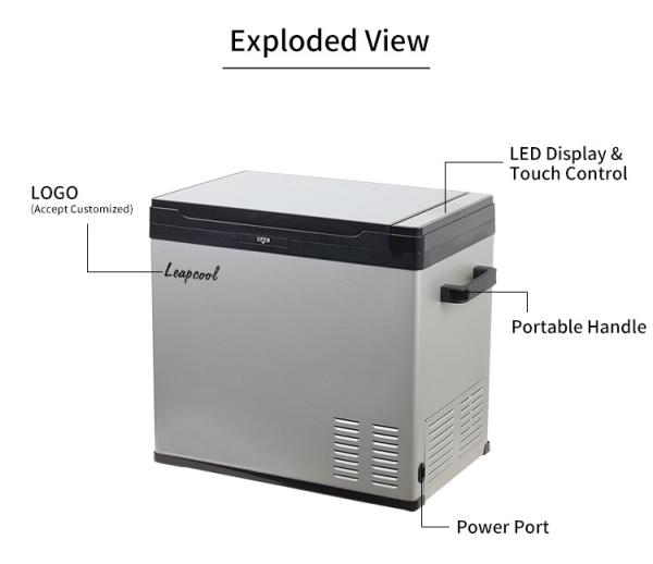 Quality Home and Car Dual Purpose Refrigerator 50L Capacity with Grade 1 Energy for sale