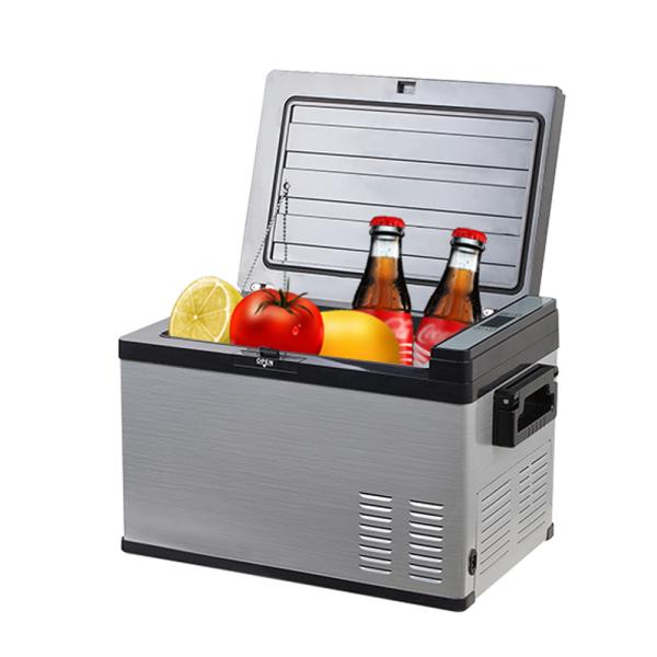 Quality Morandi Design Style DC 12V Car Fridge Portable Fridge Compressor Refrigerator for sale