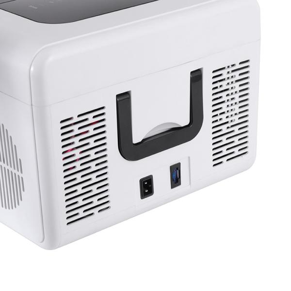 Quality Car Fitment 15L 12V DC Portable Solar Power Car Cooler Freezer For Trip/Camping for sale