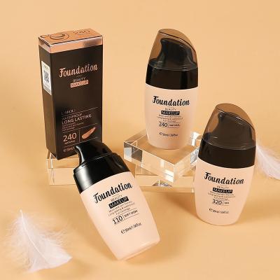 China Face Foundation Cream Waterproof Long-lasting Concealer Oil Liquid Professional Makeup Matte Base Make Up Cosmetics Maquiagem for sale