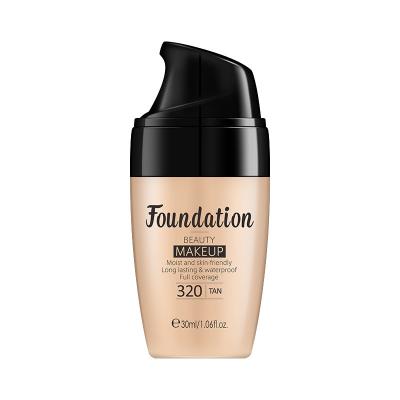 China Face Foundation Cream Waterproof Long-lasting Concealer Oil Liquid Professional Makeup Matte Base Make Up Cosmetics Maquiagem for sale