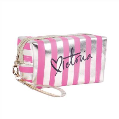 China New Waterproof Laser Cosmetic Bags Women Neceser Make Up Bag PVC Pouch Wash Toiletry Bag Travel Organizer Case for sale