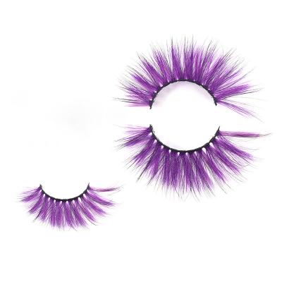 China Wholesale Full Strip Lashes Fluffy 3d 5d Mink Eyelashes Packaging Cases 25mm Mink Eyelash for sale