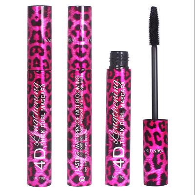 China Hot 4d Silk Fiber Lash Mascara Long Curling Mascara Makeup Eyelash Black Waterproof Fiber Mascara for sale
