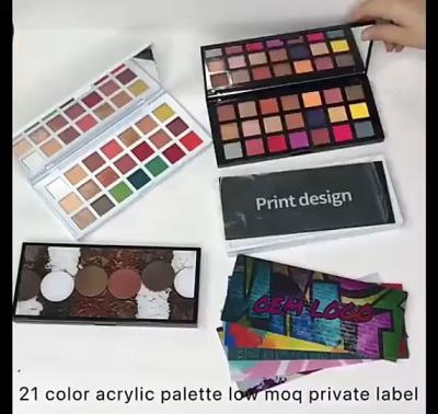 China wholesaler DIY glitter custom makeup eyeshadow high pigment eye shadow palette private label natural vegan eye shadow magnetic for sale