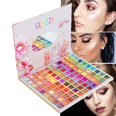 China Hot 99 Colors Eyeshadow Palette Glitter Shimmer Eye Shadow Powder Matte Glitter Eyeshadow Palette for sale