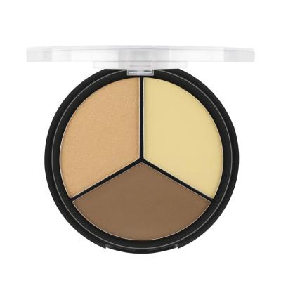 China Popular 3 Colors Easy Coloring Private Label Long Lasting Waterproof Matte Makeup Highlight Lady's cosmetic for sale