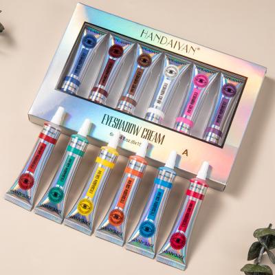 China Brighten Eyeshadow Cream Eyes Easy to Wear Eye Shadow Green Purple Make up Long-lasting Makeup Shadows Cosmetics for sale