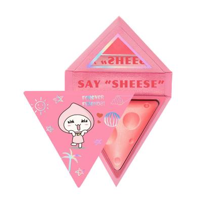 China New trends Cheese Blush palette Genuine Nude Makeup Natural Orange Pink Blush for sale