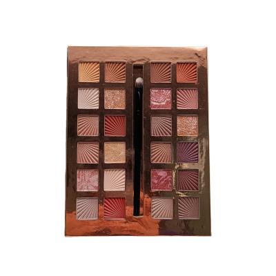 China Wholesale New Make Up Cosmetics High Pigment Cardboard Sombras Maquillaje Eye Shadow Palette for sale