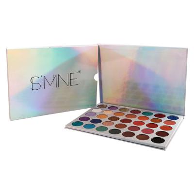 China Wonderful Private Label Easy Coloring long lasting EyeShadow Waterproof wholesale eyeshadow pigment palette private label for sale