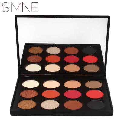 China 2021 OEM Professional Custom Long Lasting Cosmetic Eyeshadow Waterproof Eyeshadow Palette  Shimmer Vegan Makeup for sale