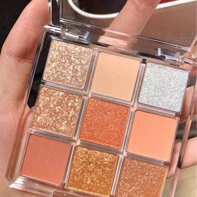 China lovely Private Label Makeup Glitter Shimmer Matte Eyeshadow Palette Make Up Eye Shadow Cosmetics for sale