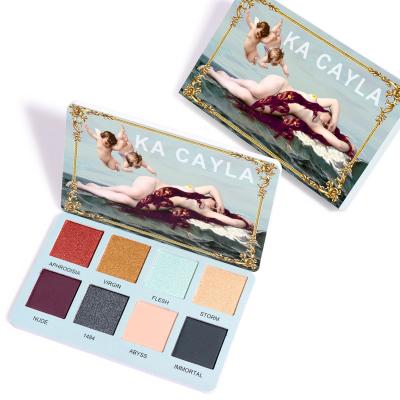 China New Makeup Cosmetics Eye Shadow Vendor Custom Eyeshadow Palette Matte for sale