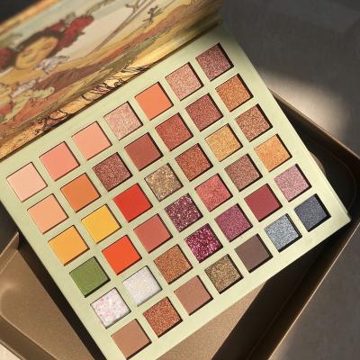 China Custom High Pigments Makeup Cosmetics Eye Shadow Palette Vendor Private Label Eyeshadow Palette for sale