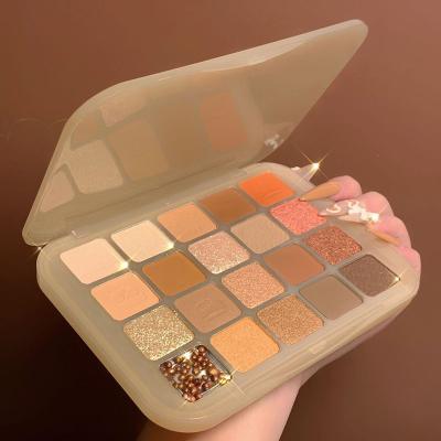 China Make Up Private Label Eye Makeup Natural Shimmer High Pigment Makeup Glitter Eyeshadow Palette for sale