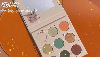 China 9 Colors  Eye Makeup Matte Glitter Metallic Shimmer Pigment Highlight Long-lasting Eyeshadow Palette for sale
