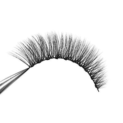 China 2021 Best 3D False Eyelash Packaging Full Eyelashes  with Magnetic Liquid Eyeliner Eyelash Tweeze for sale