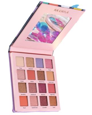China Hot new style Fashion Design  eye shadow cosmetics glitter 16 colors private label eyeshadow palette for sale