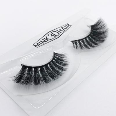 China 5d Mink Eyelashes Hand Made Super Thin Strip Mink 3d Eyelash Vendor for sale