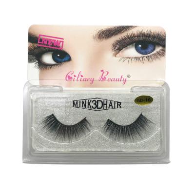 China High Quality 3D Mink Eyelashes Vendor Mink Eyelashes Full Strip Silk Lashes for sale