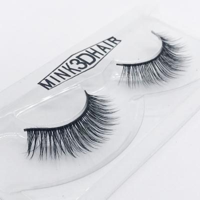 China Real Silk Box Supplier Eye Lash Products Pink Lashes Box Packaging False Faux Thin Band 3d Lashes in Box for sale
