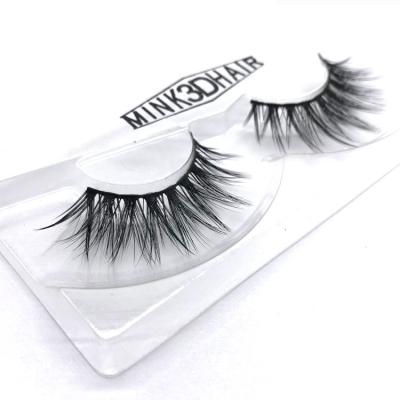 China Hot Selling Custom Vendors Magnet Package Box Fluffy Full Strip Silk Lashes 25Mm 3D Mink Eyelashes for sale