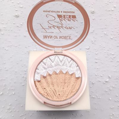 China Good Make Up  Private Label Single Box Professional Makeup Powder Baked Highlighter for sale