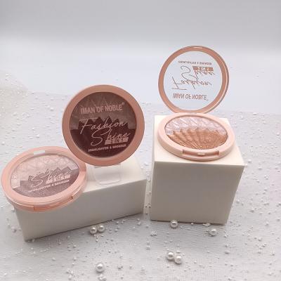 China Pretty Fashionable Make Up  Private Label Single Box Professional Makeup Powder Baked Highlighter for sale