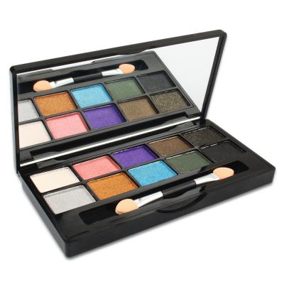 China OEM Private Label Long Lasting Waterproof 10 Colors Cosmetics Makeup Eyeshadow Palette Matte Glitter Eye Shadow for sale