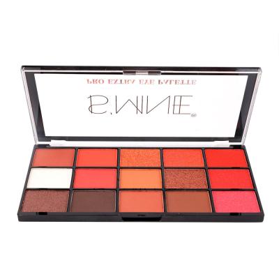 China OEM Private Label Long Lasting Waterproof High Pigment  Glitter Matte Eye shadow Palette for sale