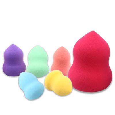 China Make Up Tool OEM Private Label Hot Selling Gourd Shape Wet Dry Beauty Blenders Beauty Sponge Daily Life Makeup for sale