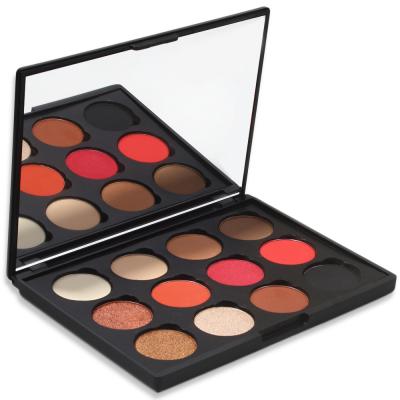 China Top Selling Eye Makeup Natural Shimmer High Pigment Makeup Glitter Eyeshadow Palette Private Label Eye Shadow for sale