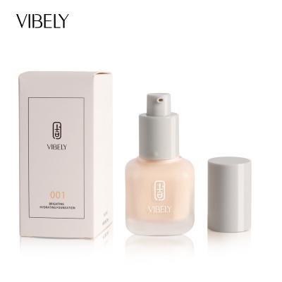 China 2021 Hot Selling Dropshipping Private Label Hydrating Foundation Brighten Moisture Natural Liquid Foundation for sale