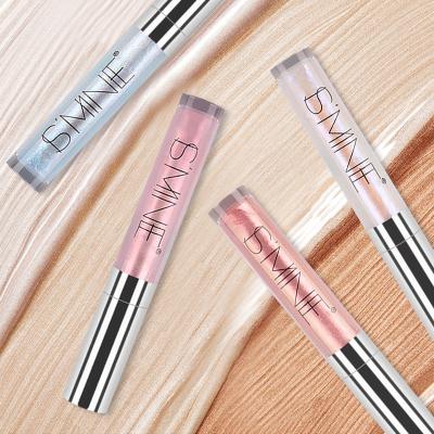 China 2021 Best Design Dropshipping 4 color Illuminating  Highlighter makeup products for sale