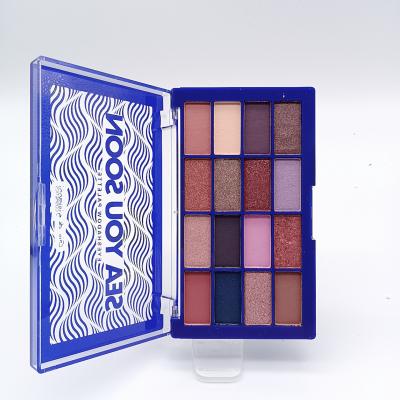 China Wonderful  Square Eye Makeup Natural Shimmer High Pigment Makeup Glitter Eyeshadow for sale