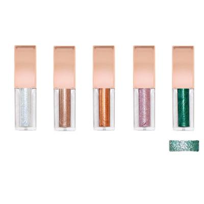China 2021 New Glitter Custom Label Liquid Packaging  Eyeshadow Glitter Liquid Eyeshadow for sale
