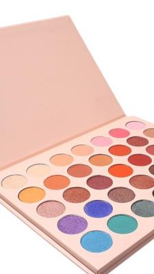 China OEM Private Label Make Up Cosmetics Long Lasting 35 Colors Waterproof  Glitter Matte Shimmer Eyeshadow Palette for sale