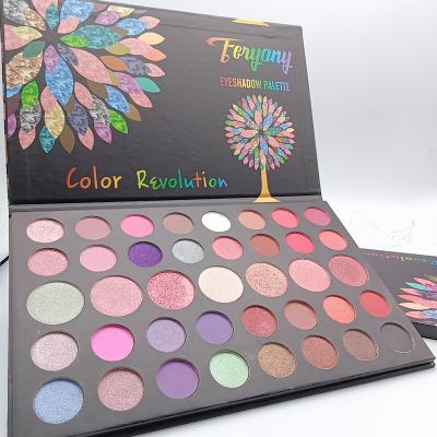 China Pretty 39 Color Eye Shadow Pearlescent Matte Bright Eye Shadow Plate for sale