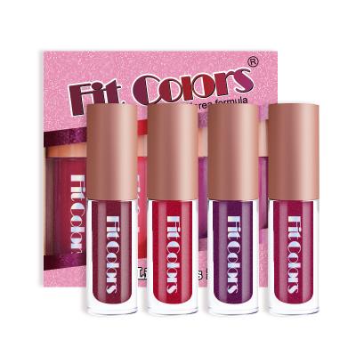 China New Metallic Non-stick Cup Lip Gloss Pearl Diamond Lip Gloss Liquid Lipstick Set for sale
