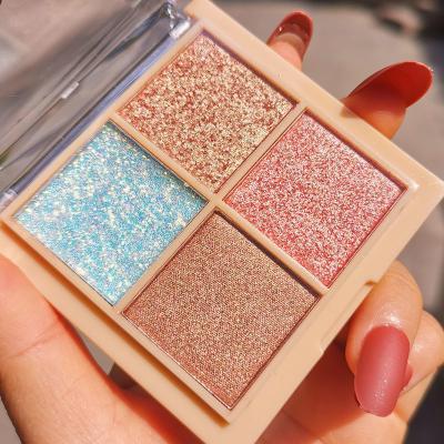 China MINI  High Quality Luxury Makeup Gorgeous 4 Colors Eye Shadow Palette for sale
