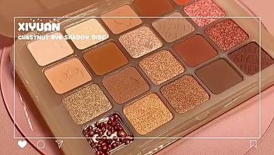 China Make Up Private Label Top Selling Eye Makeup Natural Shimmer High Pigment Makeup Glitter Eyeshadow Palette for sale
