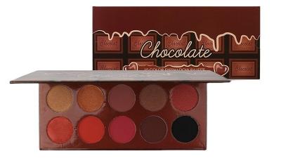 China 2021 Good Price Private Label Make Up Cosmetics 10 Color Pressed Glitter Eye shadow Palette for sale