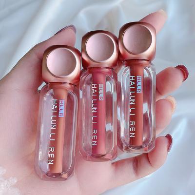China New Lip Glaze Lip Mud Velvet Matte White Lipstick Makeup Is Light In Texture Transparent Tube Lip Glaze for sale