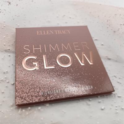 China 2021 Best Design Cosmetic Supplier 16 Colors Pressed Powder Eyeshadow Pearl Powder Highlights Eye Shadow Plate for sale